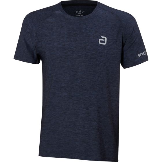 Andro T-Shirt Melange Alpha Dark Blue | Dandoy Sports
