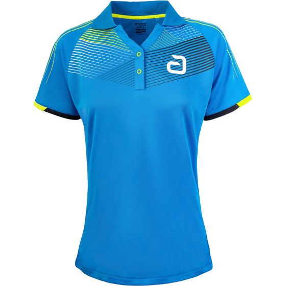 Andro Shirt Avos Women Blue/Yellow | Dandoy Sports