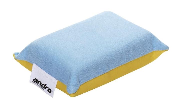 Andro Rubber cleaning sponge (cotton leather / microfibe | Dandoy Sports
