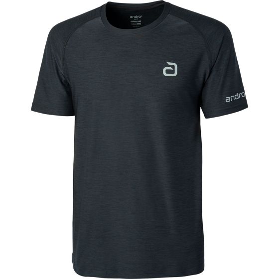 Andro T-Shirt Melange Alpha Black | Dandoy Sports