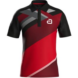 Andro Shirt Ataxa Black/Red | Dandoy Sports